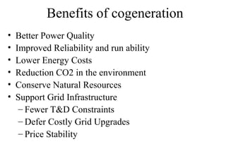 Cogeneration power plant | PPT