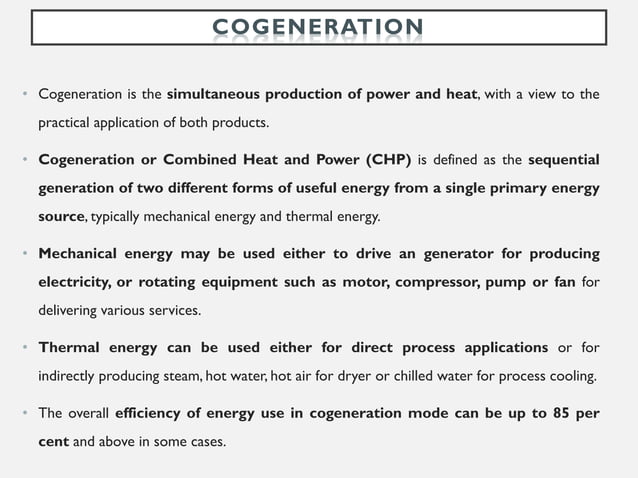 Cogeneration | PDF | Power and Energy Industry | Industries