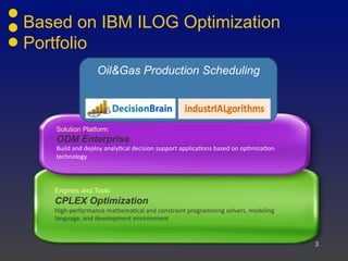 Building Cogeneration Planning Scheduling Systems using IBM ILOG ODME, CPLEX and impress | PPT