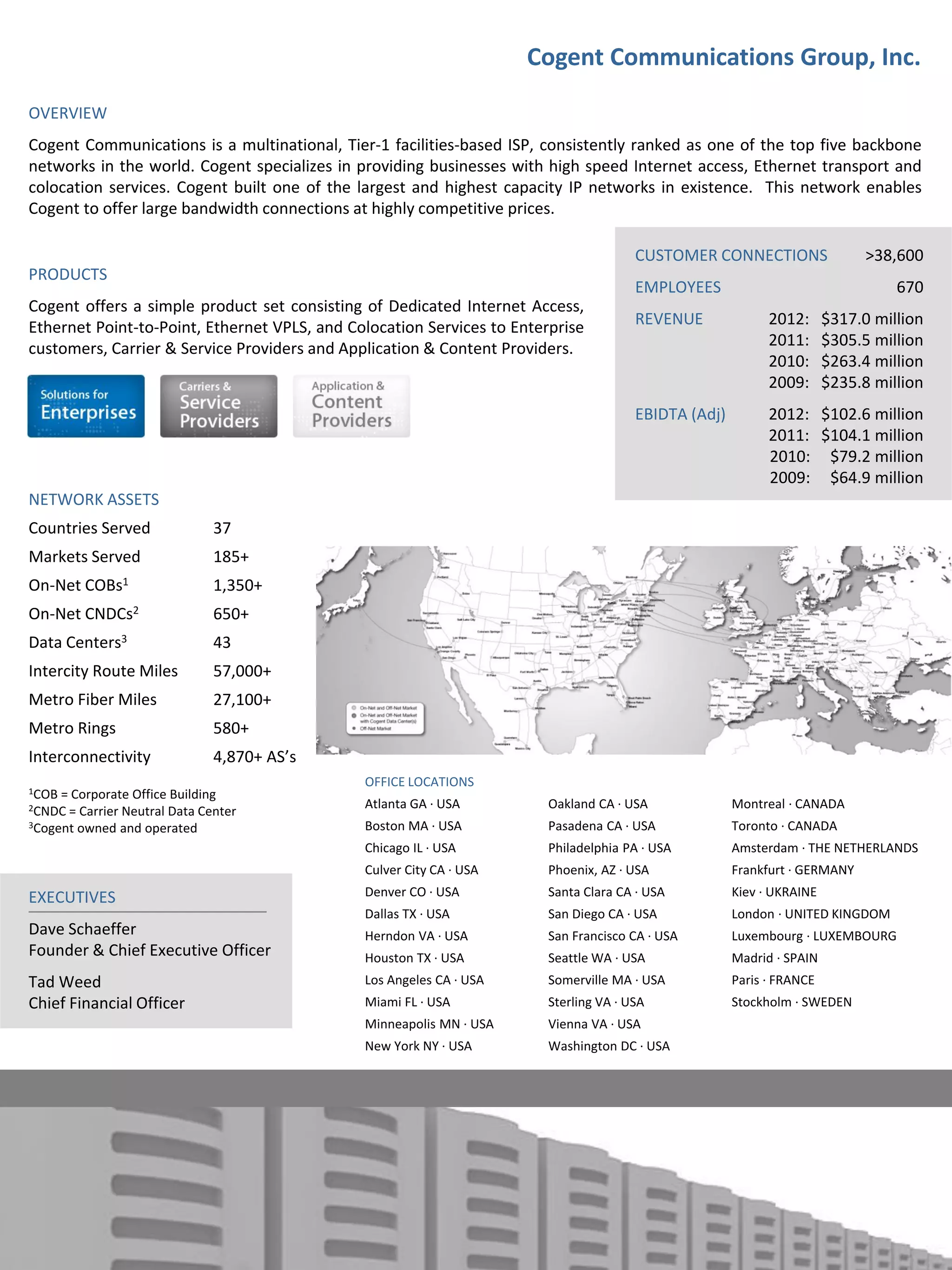 Cogent fact sheet | PDF