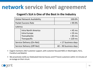Cogent Communications - Presentation | PPTX