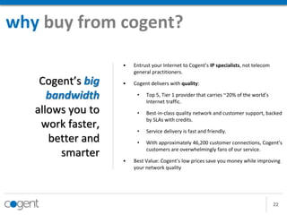 Cogent Communications - Presentation | PPTX