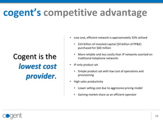 Cogent Communications - Presentation | PPT