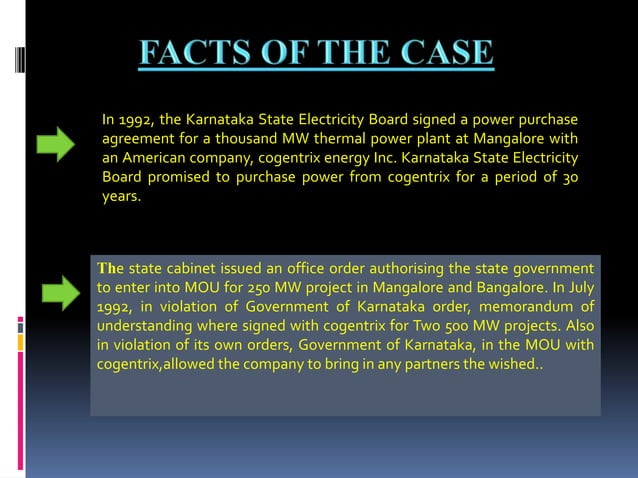 Cogentrix power project case | PPTX