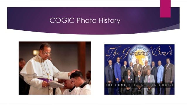 The History of The COGIC