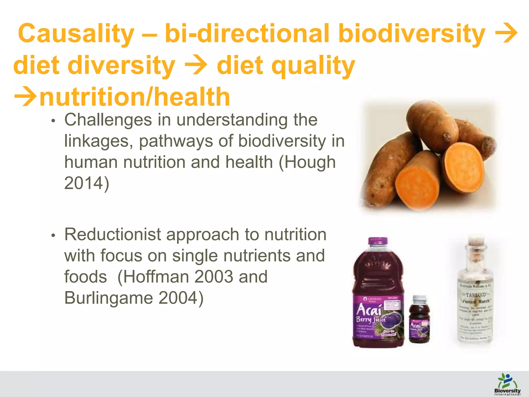 Contribution of indigenous fruits and vegetables to dietary diversity ...