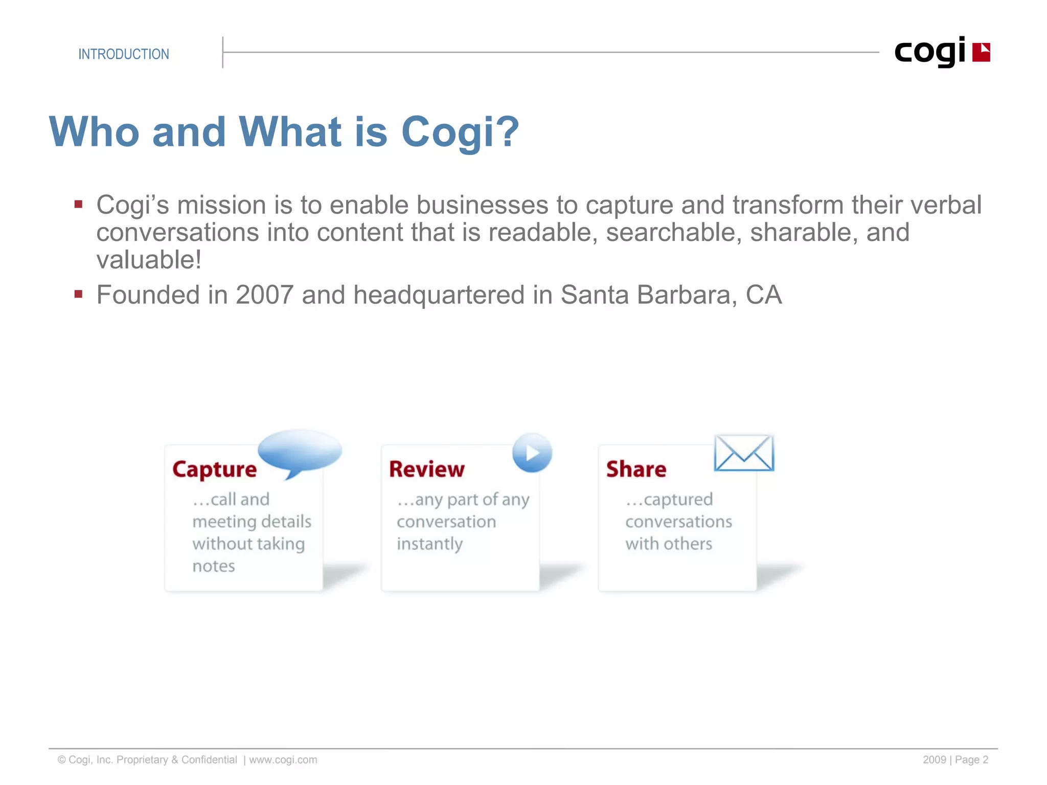 Cogi: Multiply your productivity by applying Conversation capture ...