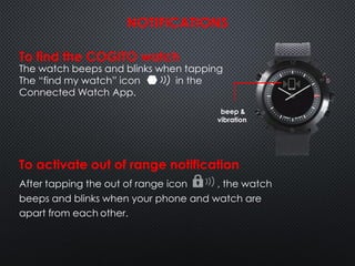 COGITO CLASSIC tutorial (iOS) | PDF