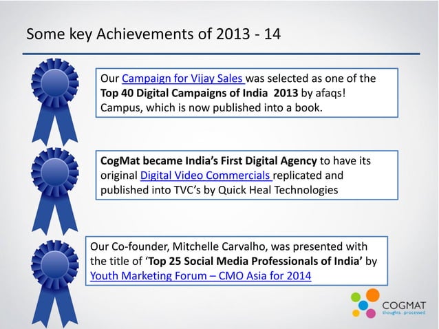 Cogmat Digital Marketing Profile | PPT