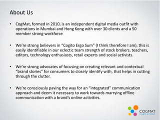 Cogmat Digital Marketing Profile | PDF