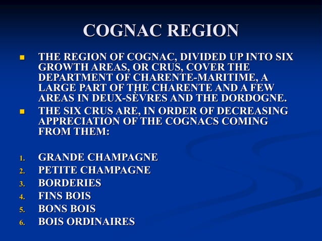 Cognac | PPT | Alcoholic Beverages | Food & Drink
