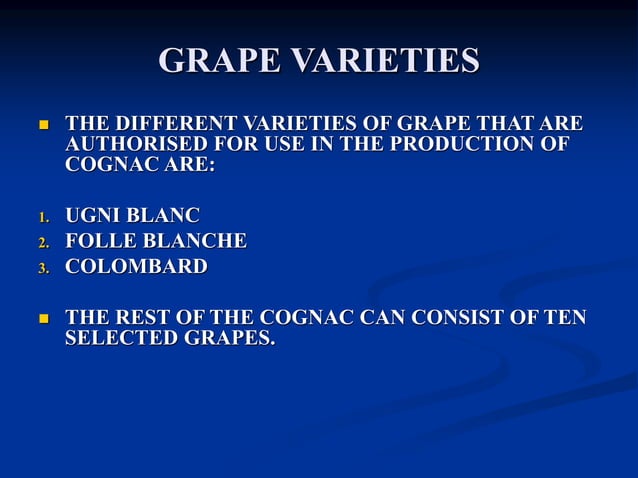 Cognac | PPT | Alcoholic Beverages | Food & Drink