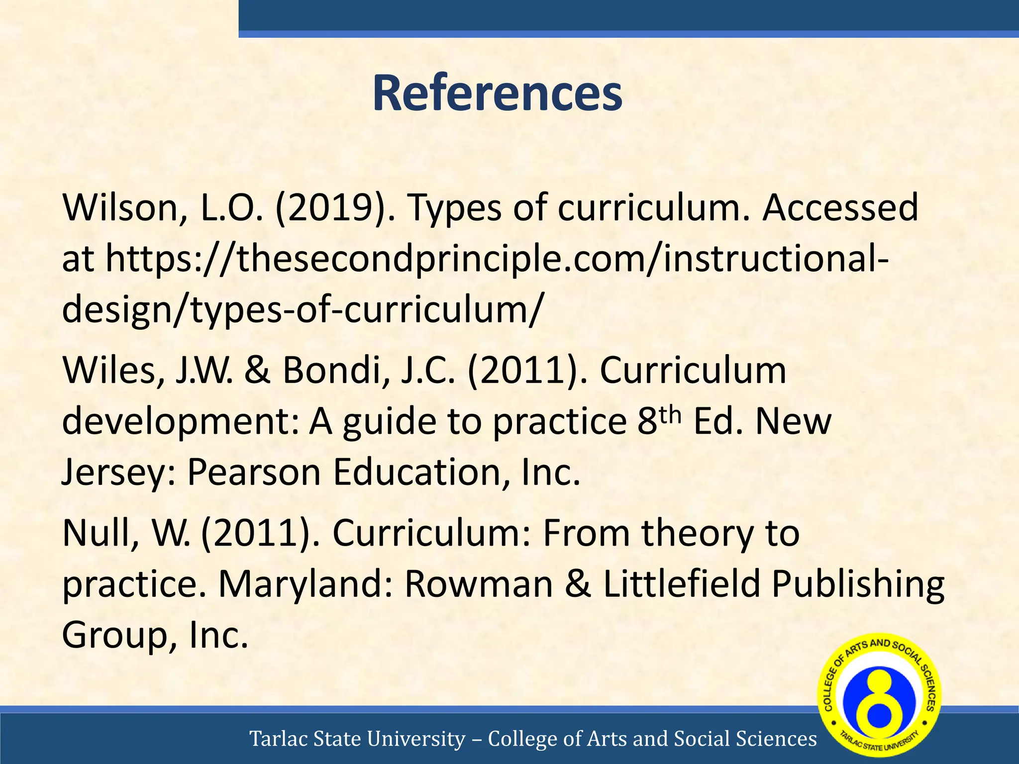 Cognate 6 Unit 1 - Curriculum Development | PDF