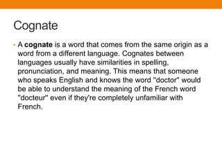 Cognate language learning and foreign language learning.pptx
