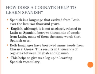 Cognates | PPT