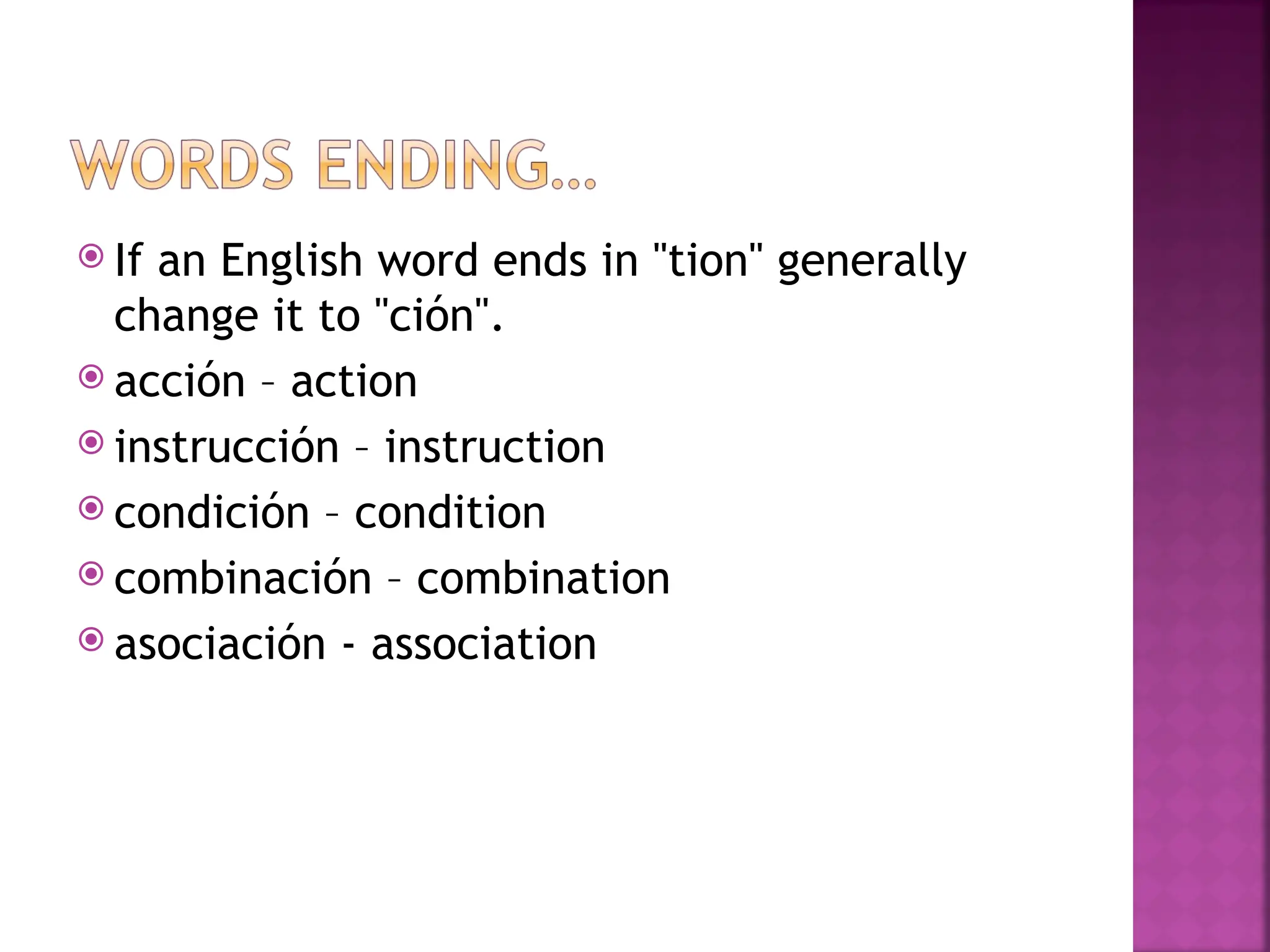 cognates- true friends and false friends | PPT