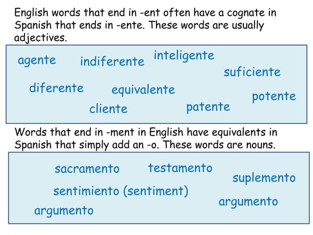 Cognates | PPT