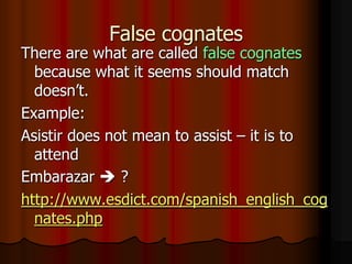 Cognates | PPT
