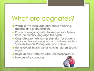 Cognates ccss 2012 | PPT