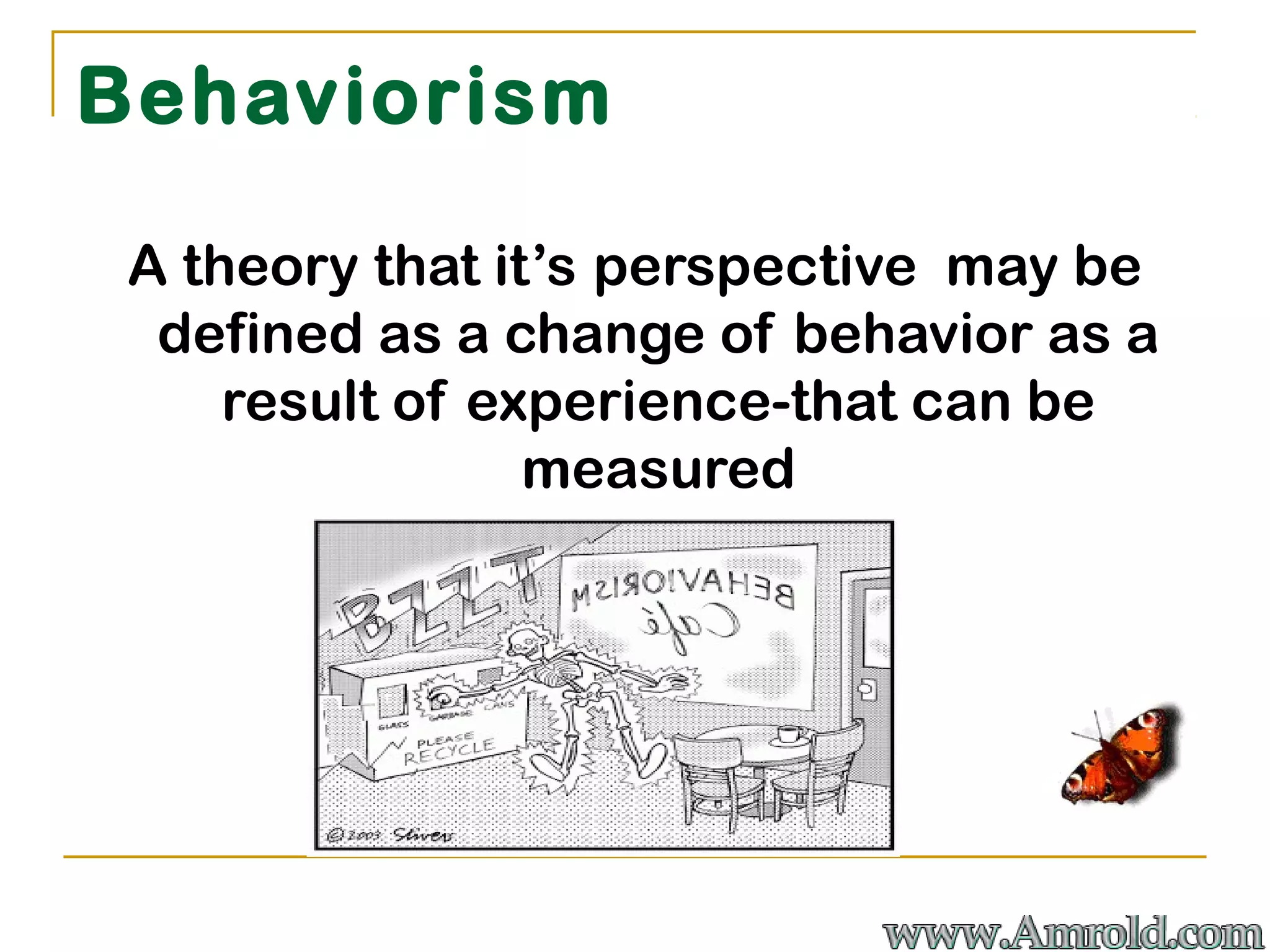 Cognativeism vs behaviorism | PPS