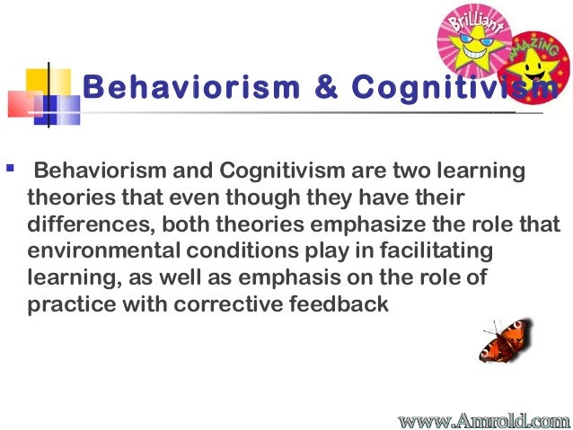 A Quick Comparison Of Behaviorism Cognitivism
