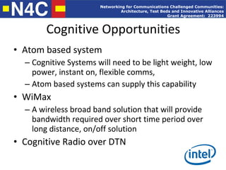 Cognitive radio at the other end of the spectrum [Kerry Hartnett ] | PPT