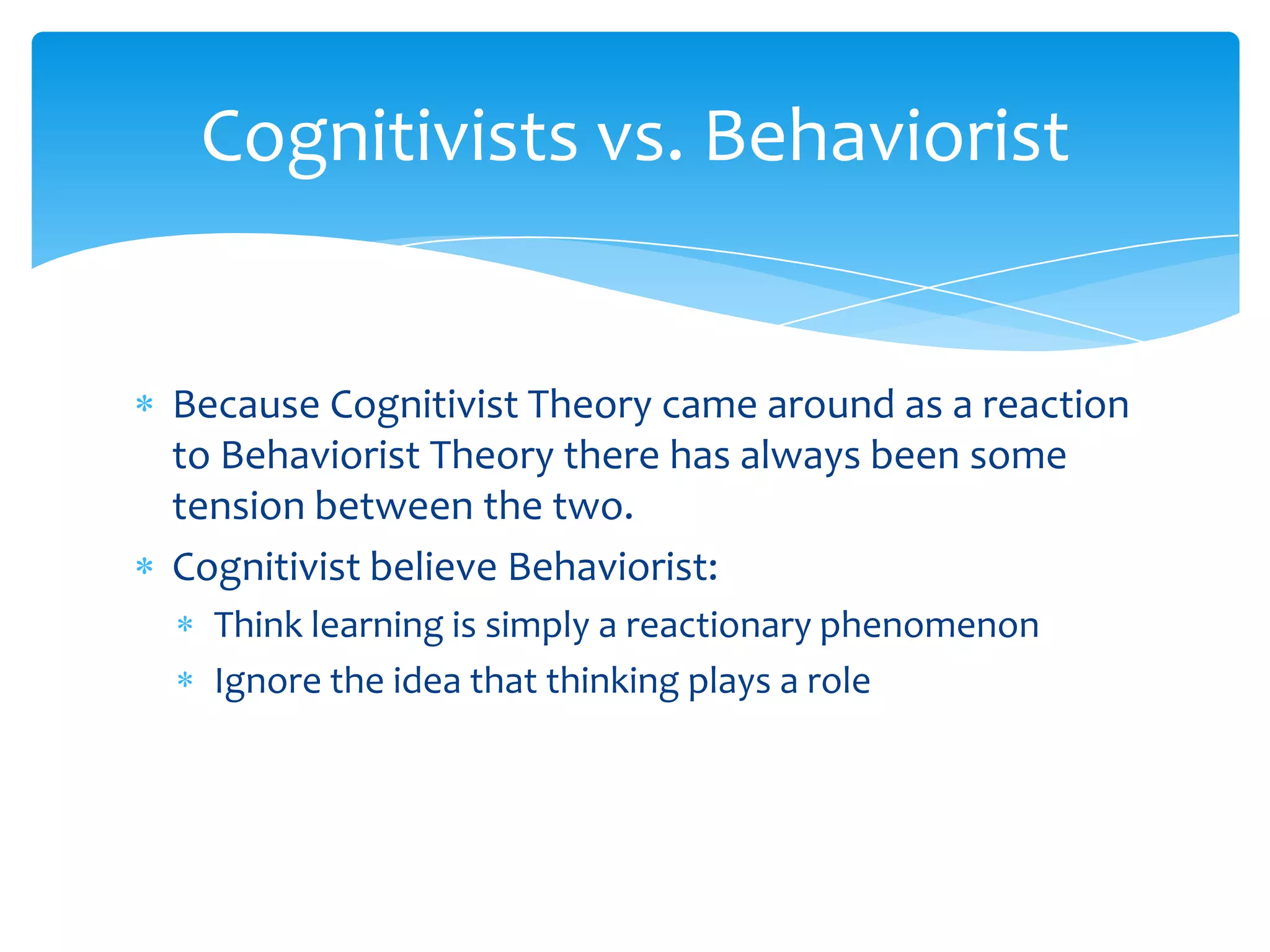 Cognative theory | PPT