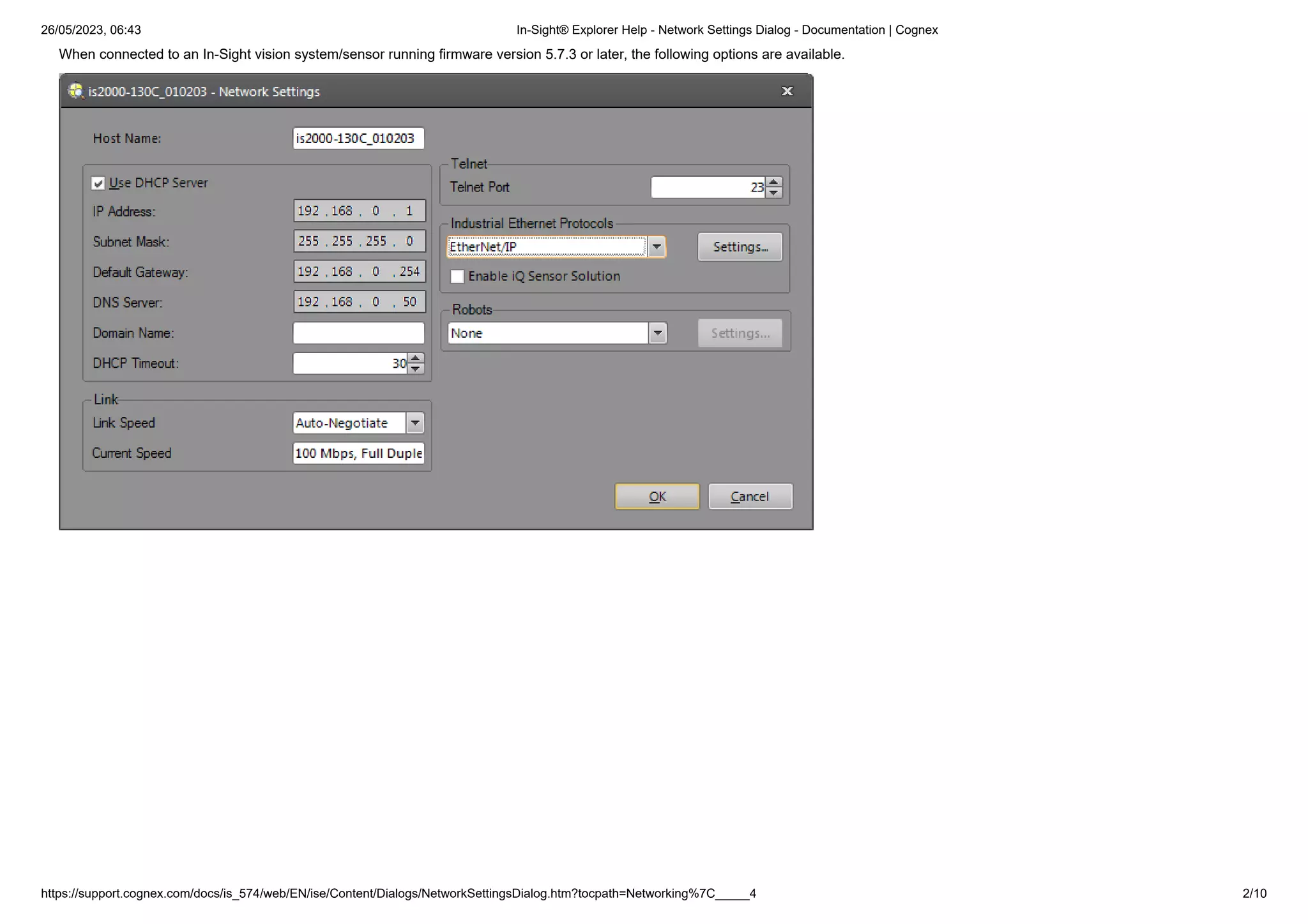 Cognex In-Sight - Network Settings.pdf