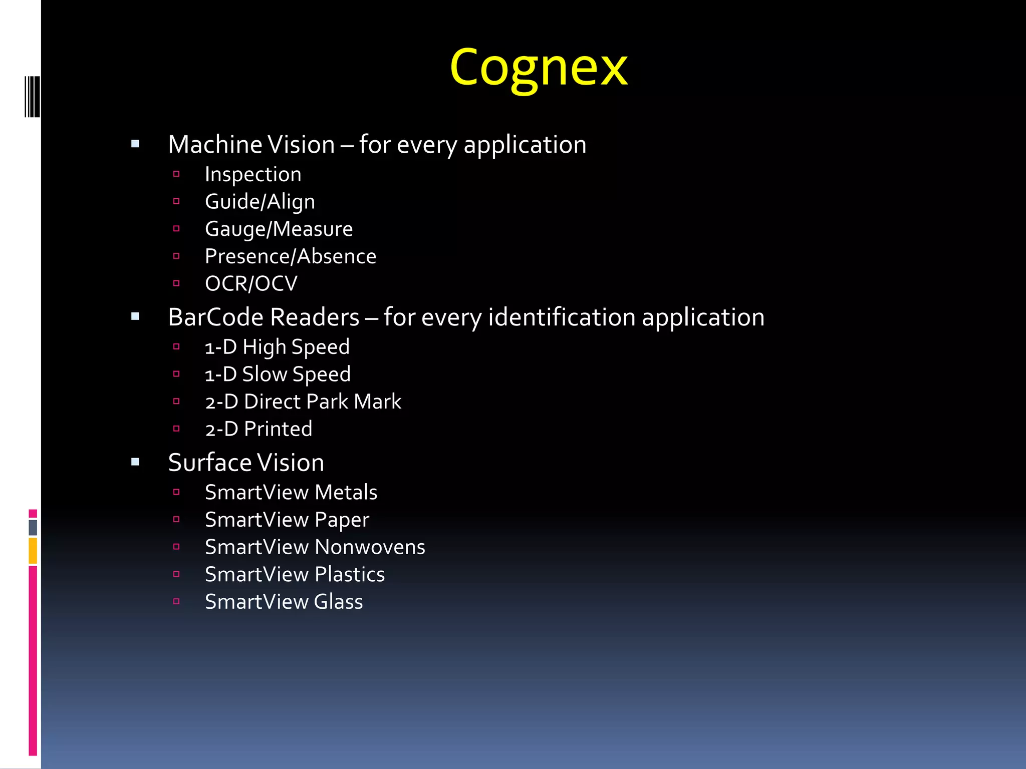 Cognex presentation2 | PPTX
