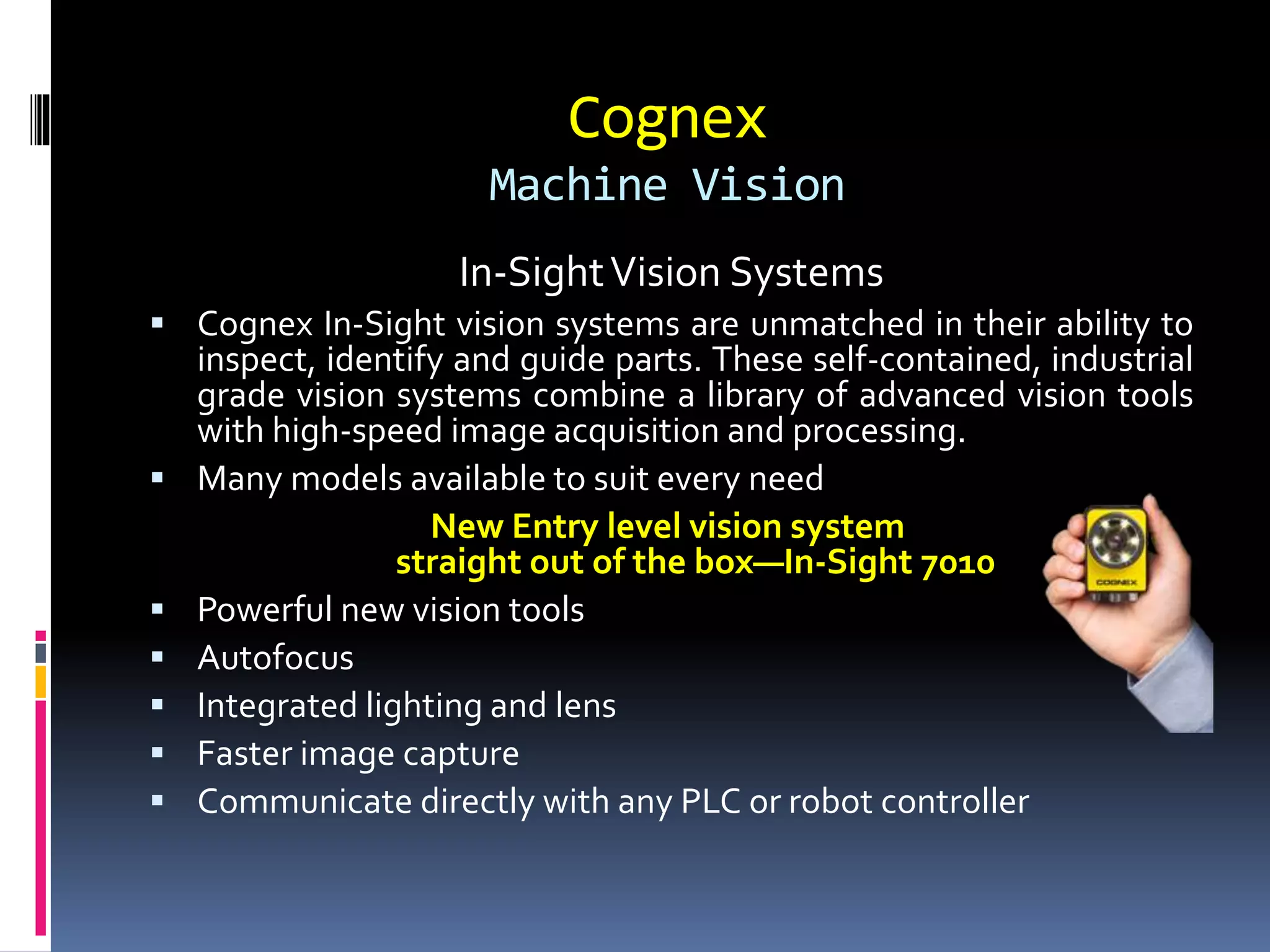 Cognex BarCode Readers and Vision systems | PPTX