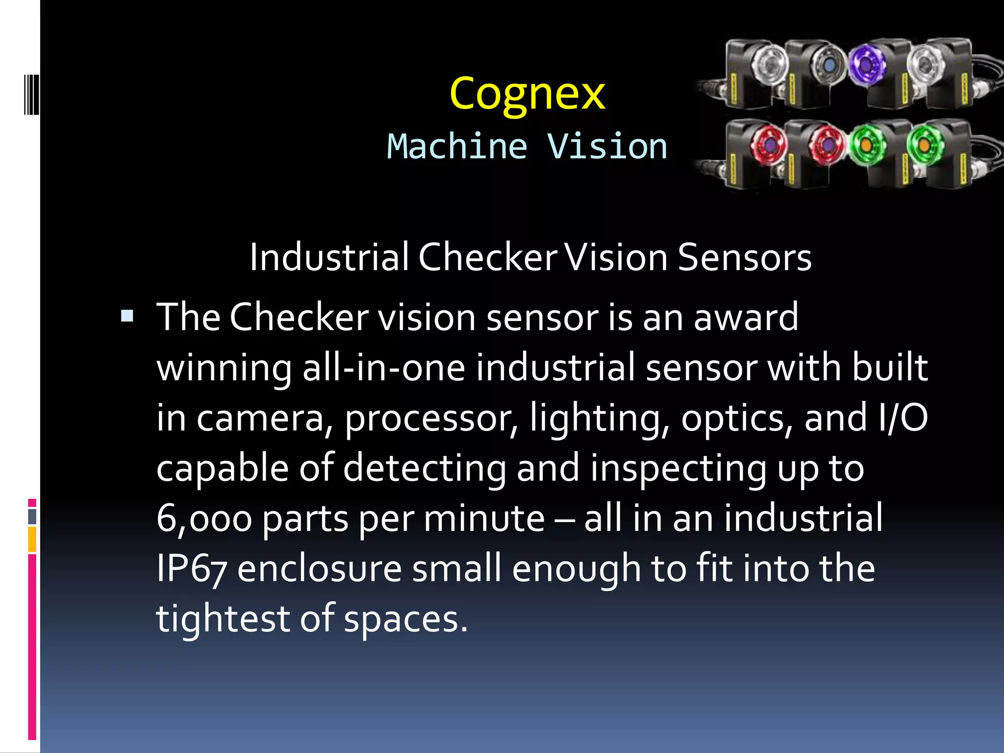 Cognex BarCode Readers and Vision systems | PPTX