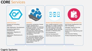 Cognic corporate profile-2016 | PPT