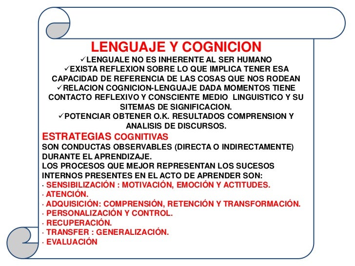 Cognicion y metacognicion Cognicion y metacognicion