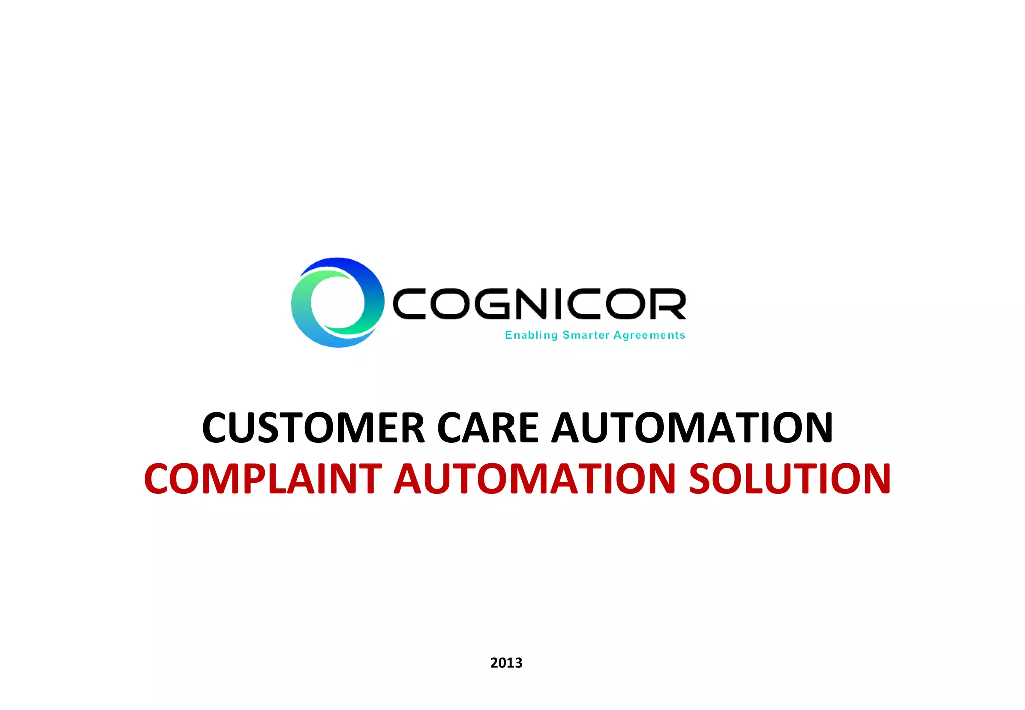 Cognicor corporate summary | PDF