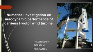 Numerical Investigation of Aerodynamic Performance of H-Rotor Darrieus ...