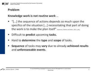 A Case Modelling Language for Process Variant Management in Case-based Reasoning | PDF ...