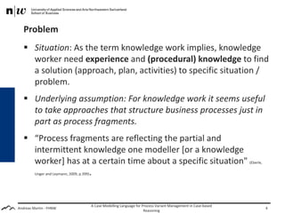A Case Modelling Language for Process Variant Management in Case-based Reasoning | PDF ...