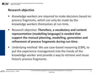 A Case Modelling Language for Process Variant Management in Case-based Reasoning | PDF ...