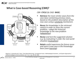 A Case Modelling Language for Process Variant Management in Case-based Reasoning | PDF ...