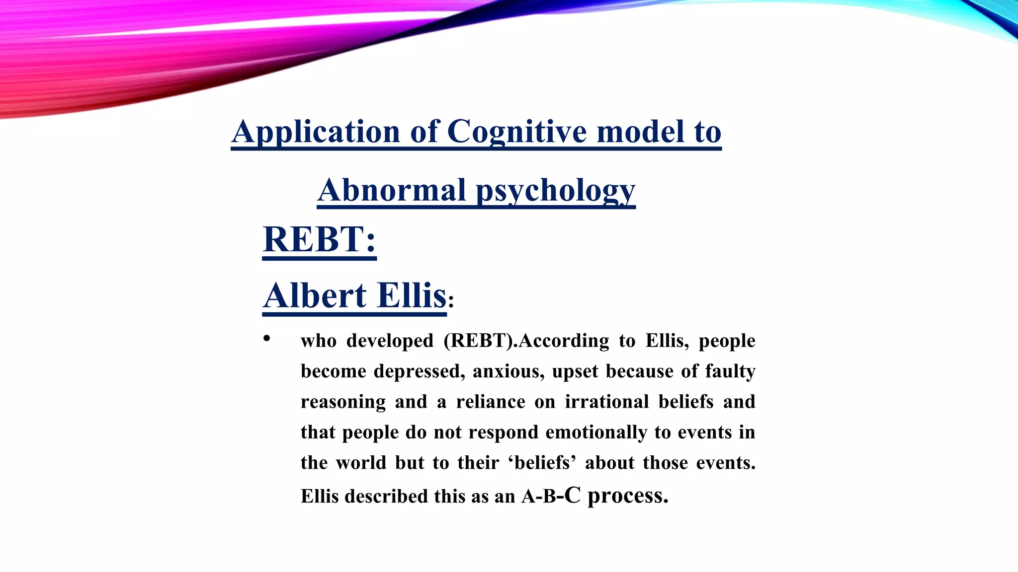 Cognitive model | PPTX