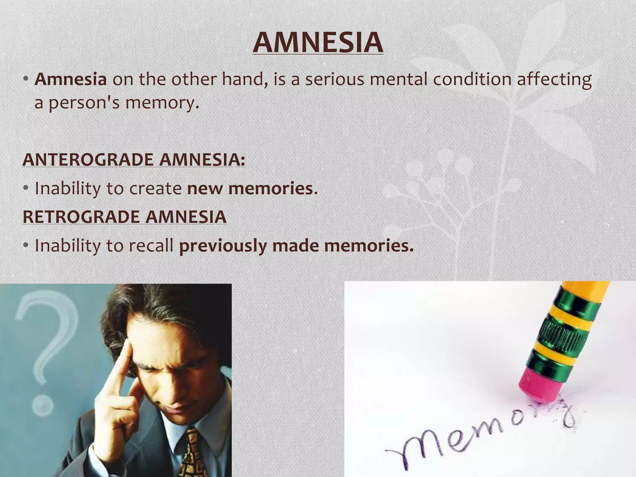 Cognition and Cognitive Disorders | PPTX