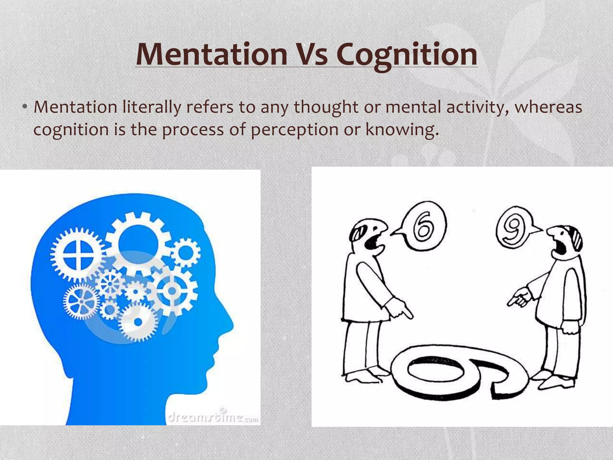 Cognition and Cognitive Disorders | PPTX