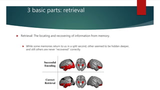 Cognition: memory and its parts | PPTX