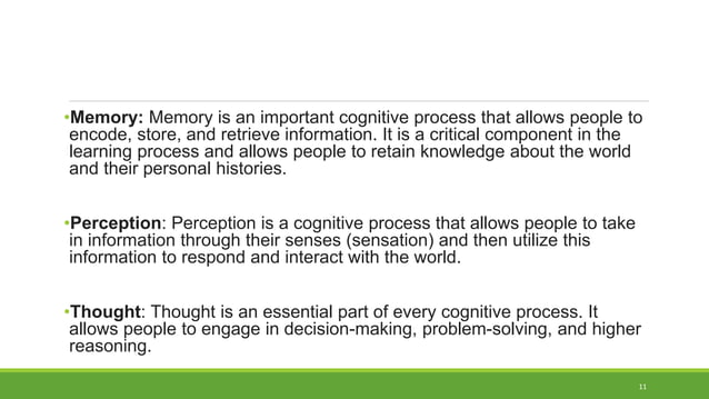 Cognition | PPTX
