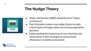 Cognition, cues, nudges and affordances in mobile communication | PDF