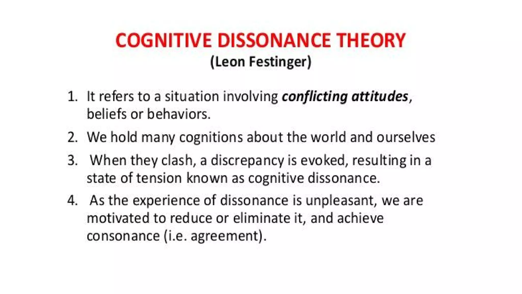 Cognitive Dissonance Theory | PDF | Music | Entertainment