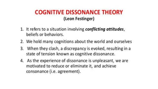 Cognitive Dissonance Theory | PPT