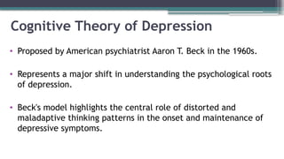 COGNITION IN DEPRESSION | PPTX