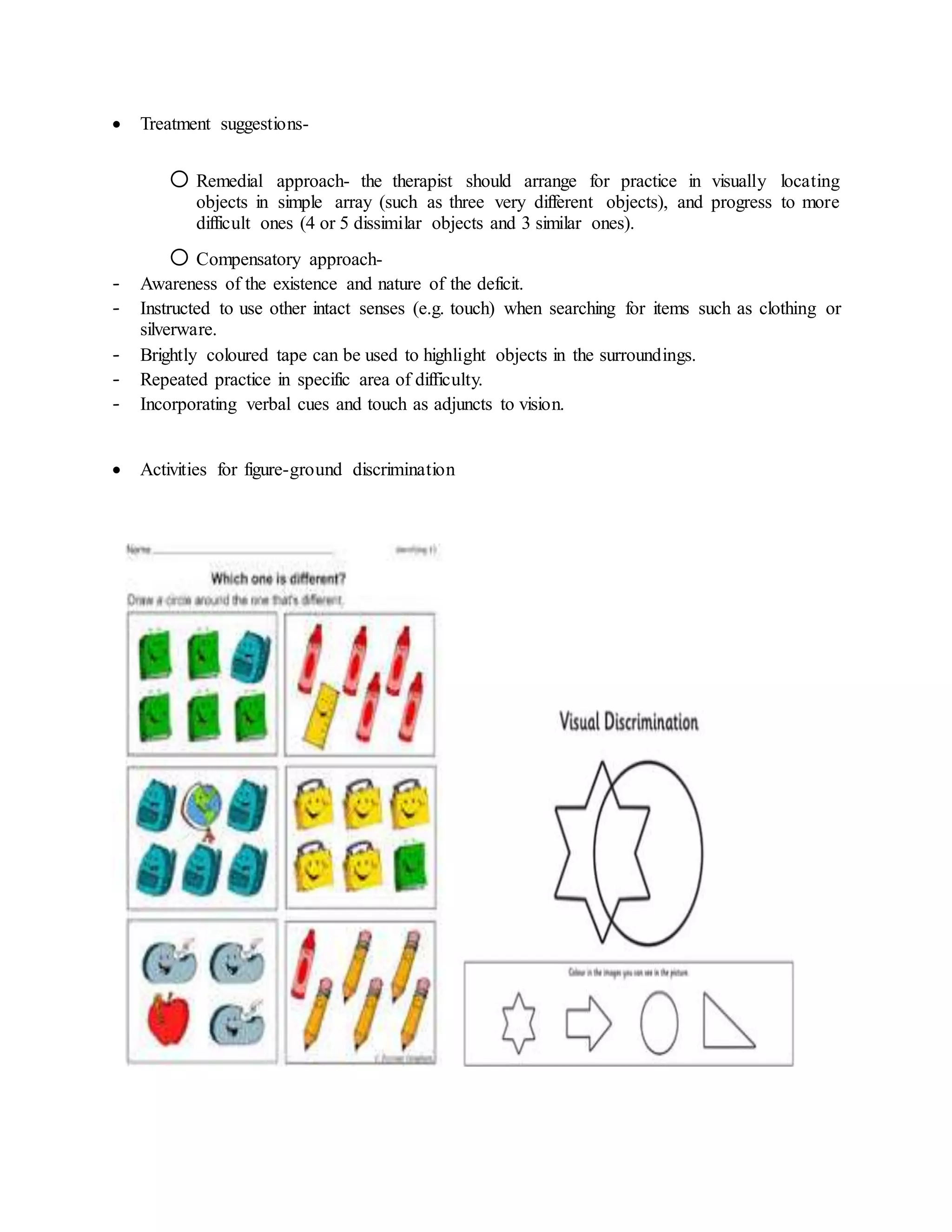 Cognition and perception dysfunction and rehabilitation | DOCX