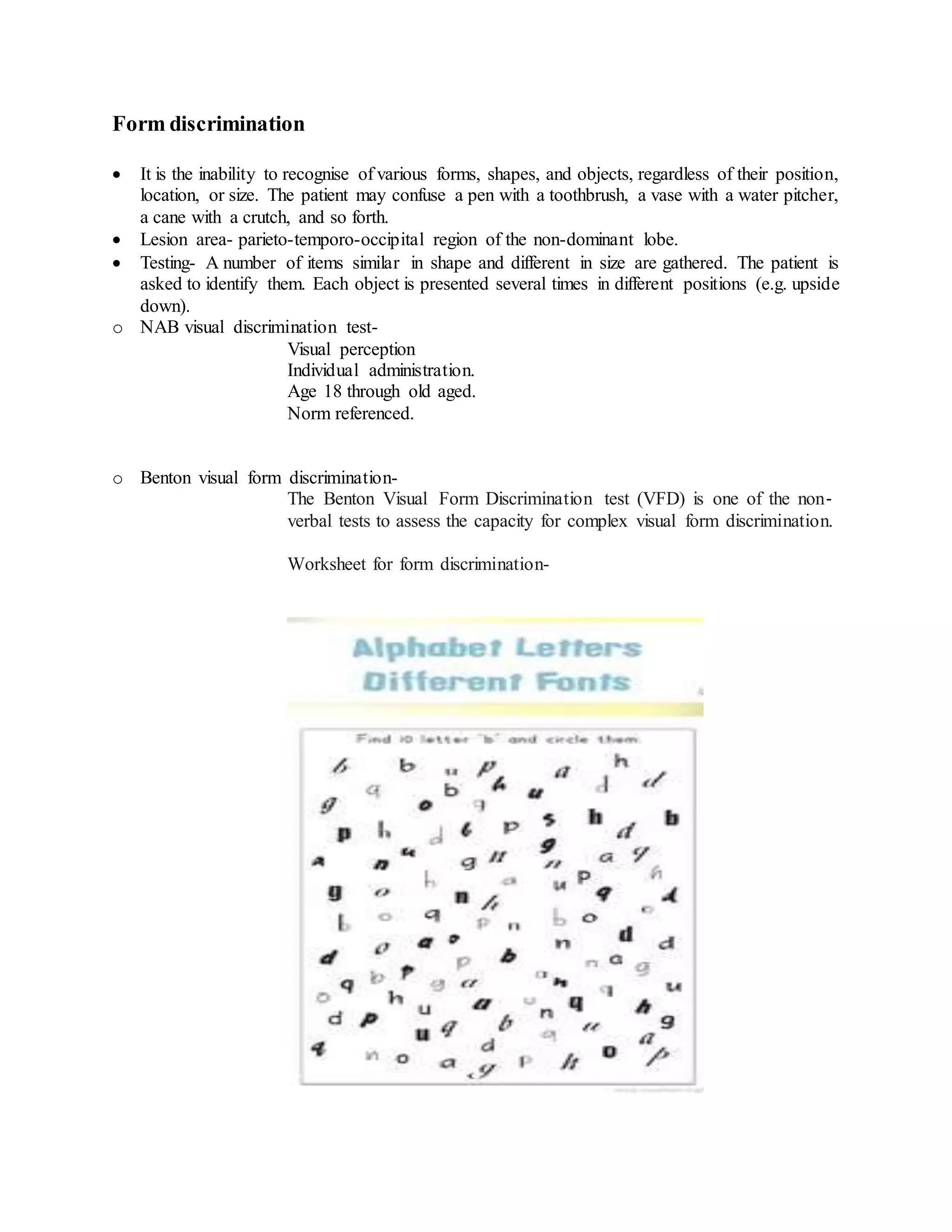 Cognition and perception dysfunction and rehabilitation | DOCX